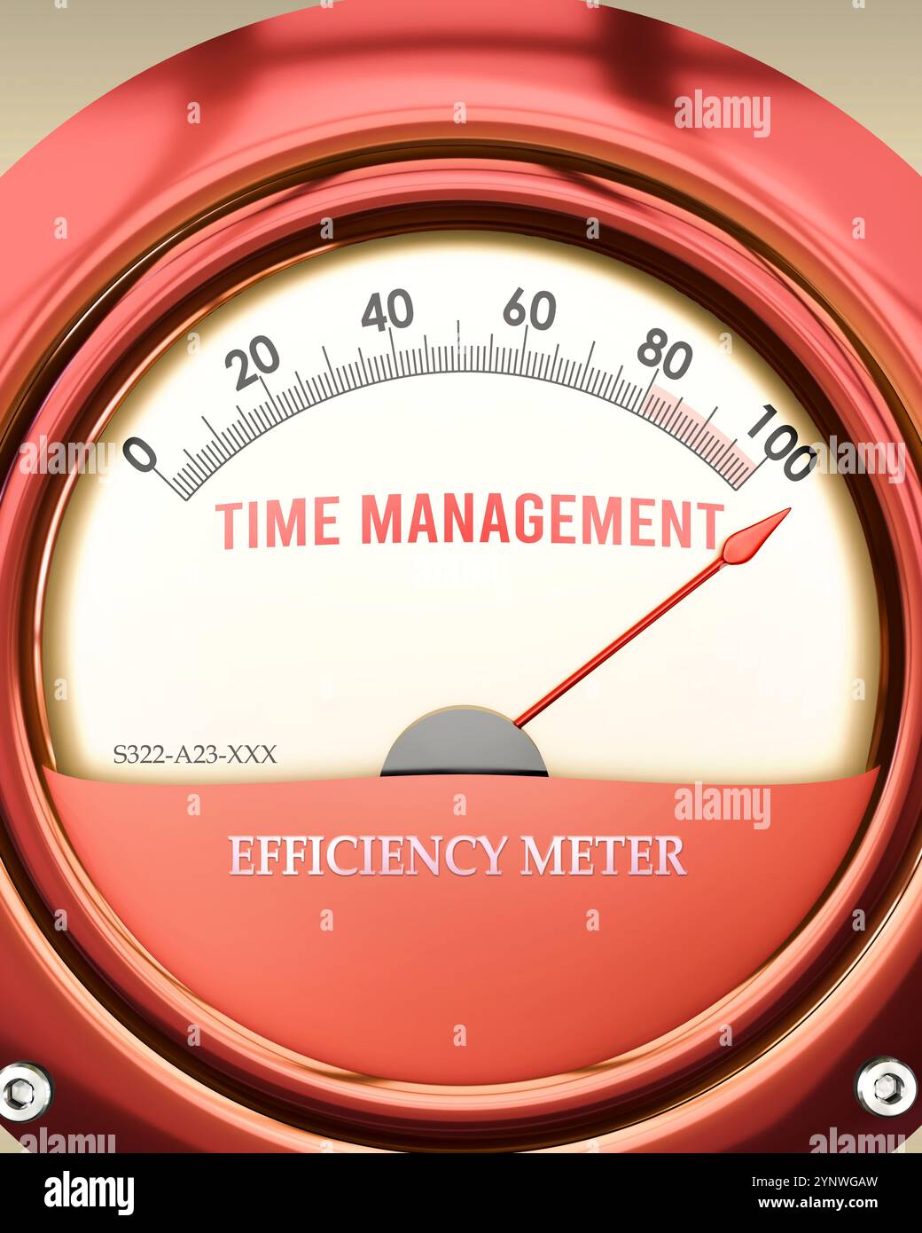 Time management and efficiency that is hitting a full scale hi-res stock photography and images ...