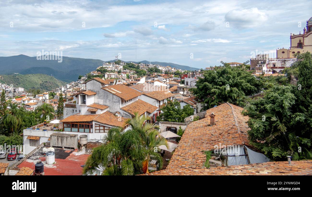 This captivating scene from Taxco de Alarcon reveals an enchanting ...