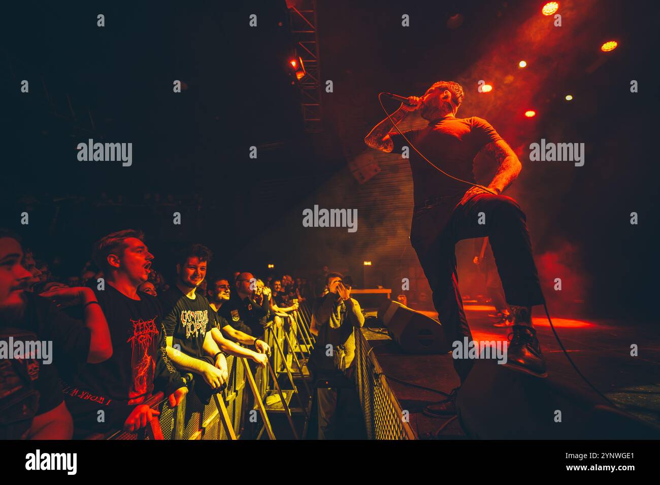 Copenhagen, Denmark. 26th Nov, 2024. The American deathcore band ...