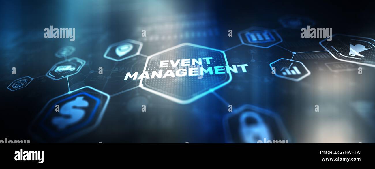 Event management Concept. Planner Organization Management Remind ...