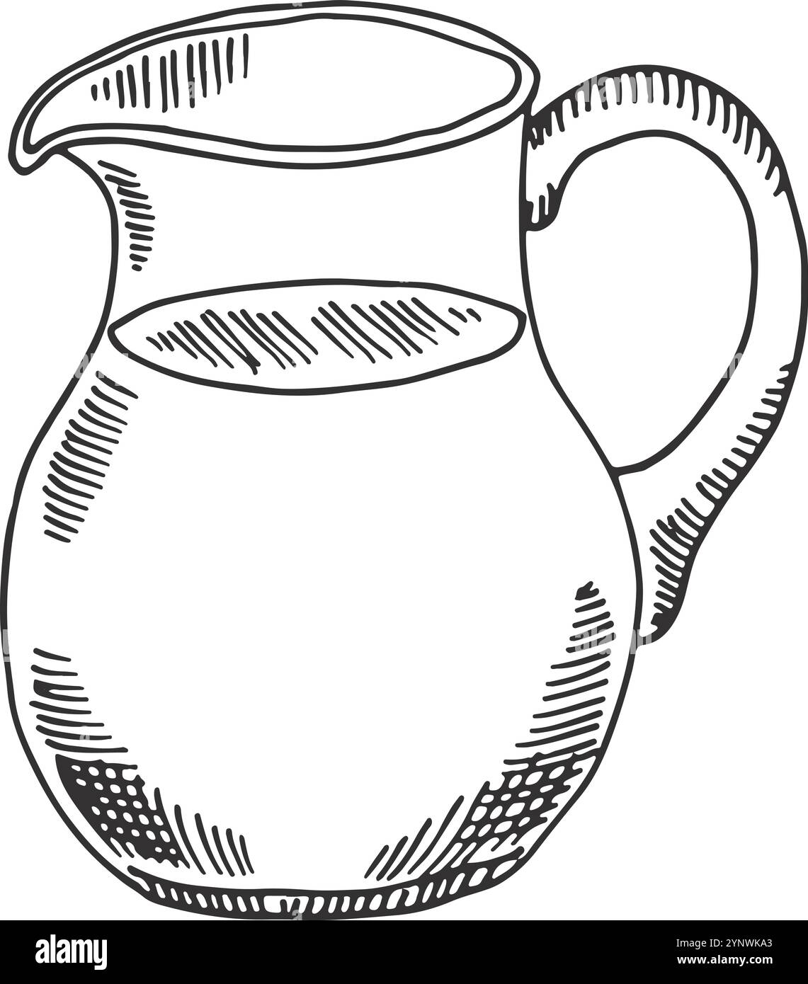 Jar water pitcher cartoon Cut Out Stock Images & Pictures - Alamy