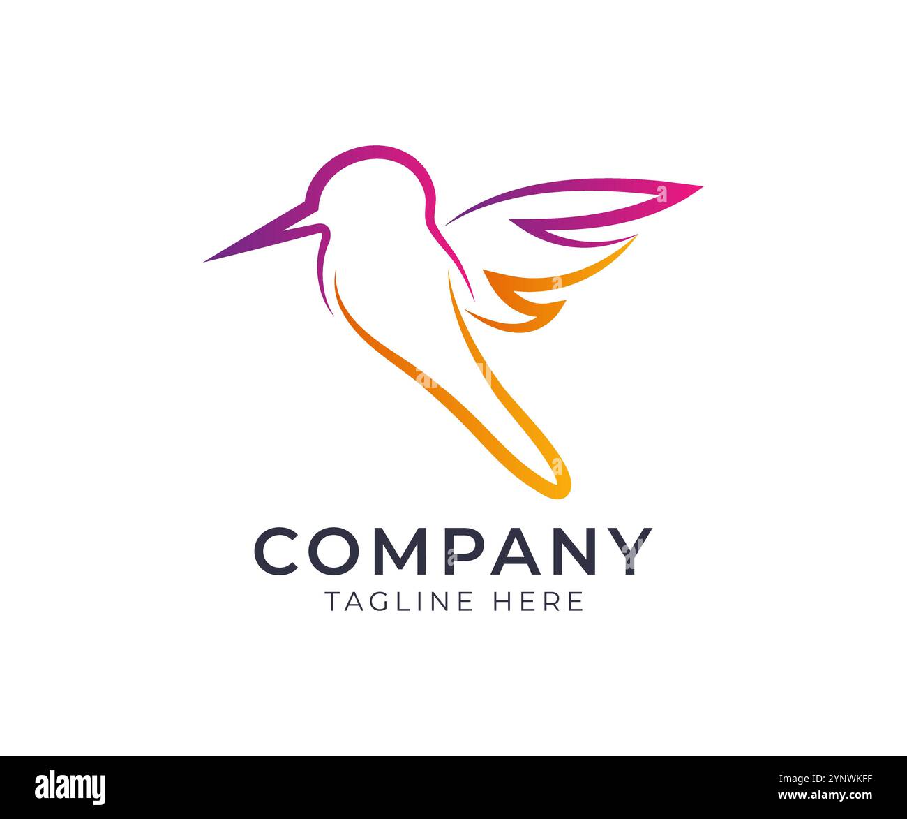 Professional bird logo Stock Vector Images - Alamy