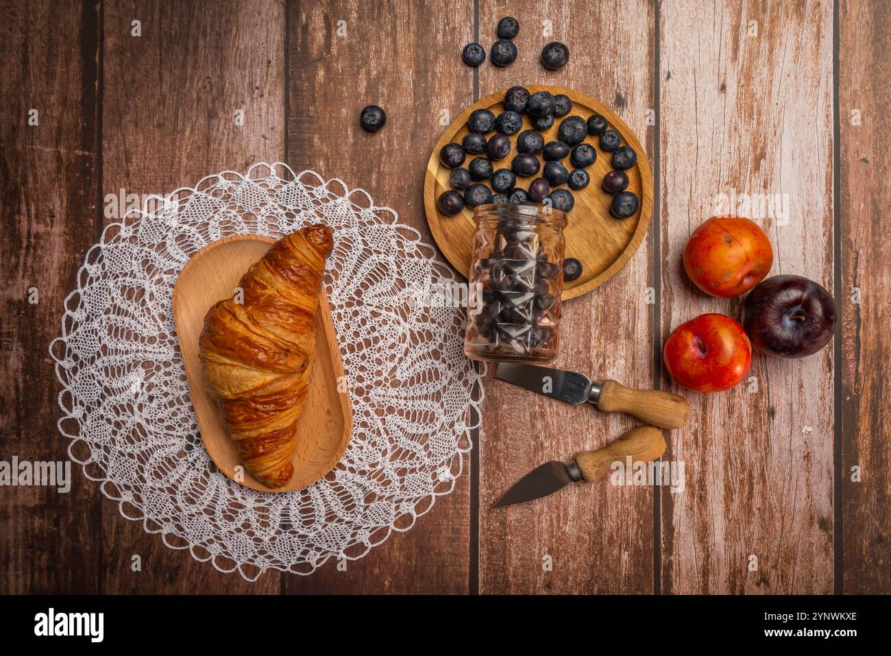 There are different types of croissants, from the classic one made with ...