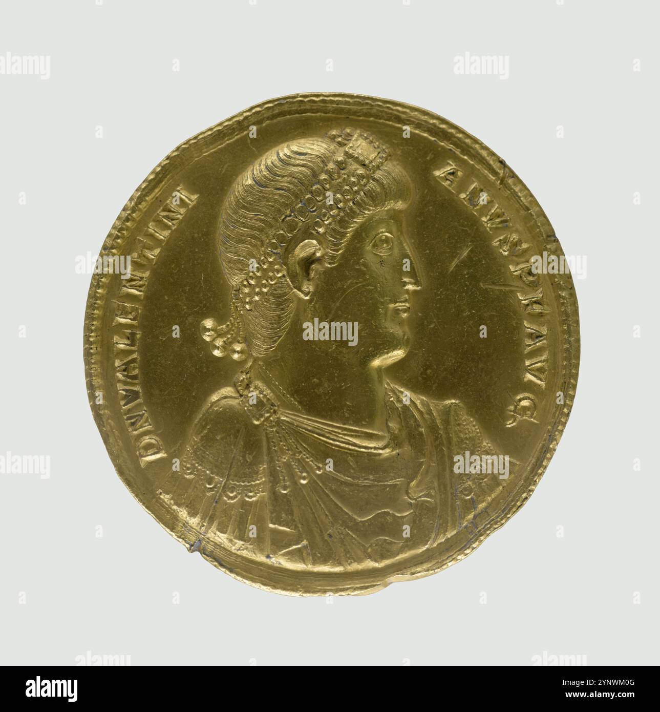 Large ceremonial Roman gold coin (medallion) worth 18 solidus, minted ...