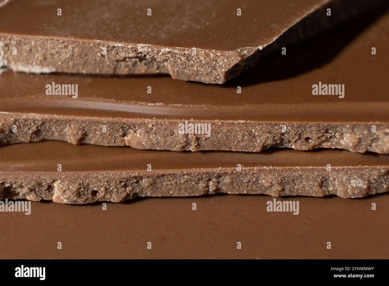 Broken chocolate pastry hi-res stock photography and images - Alamy