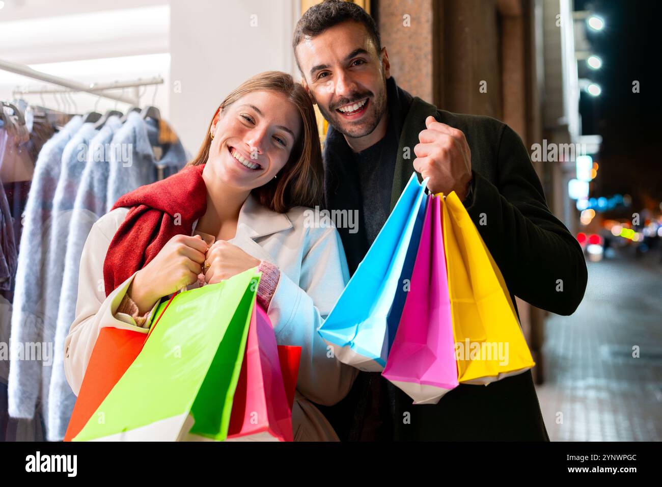 Friday night shopping hi-res stock photography and images - Alamy