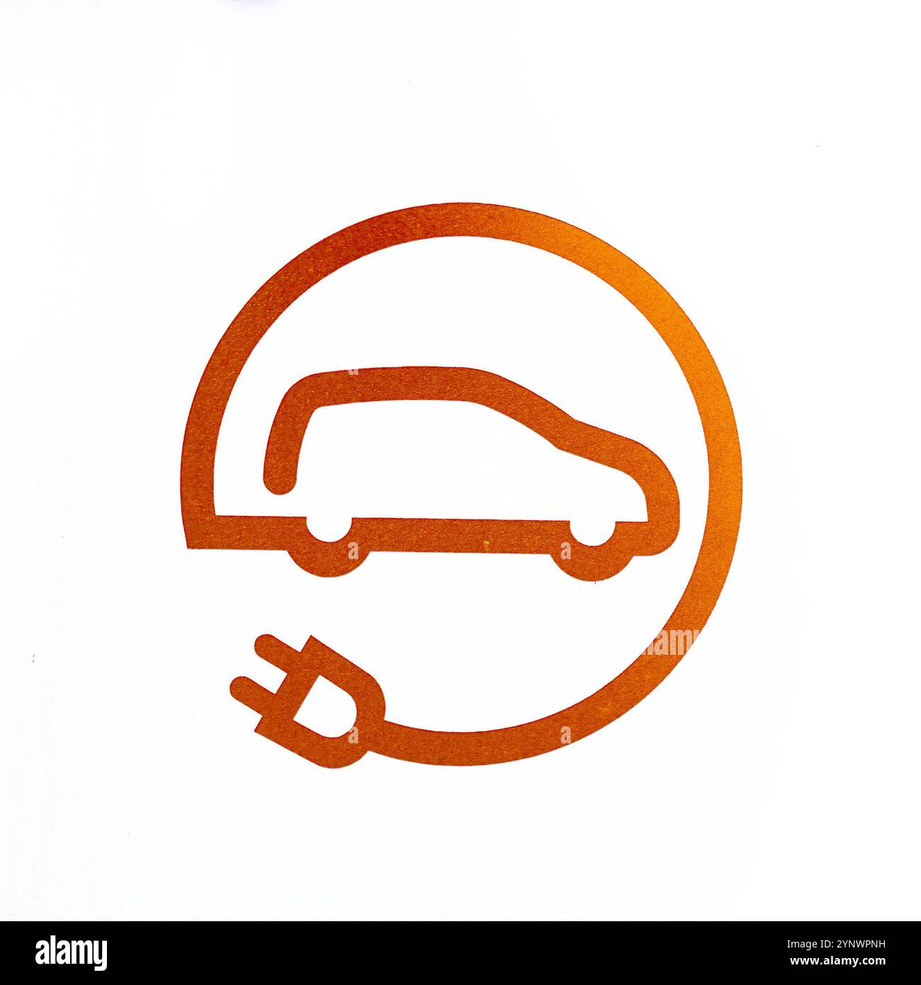 traffic sign stop charging electric car Stock Photo - Alamy