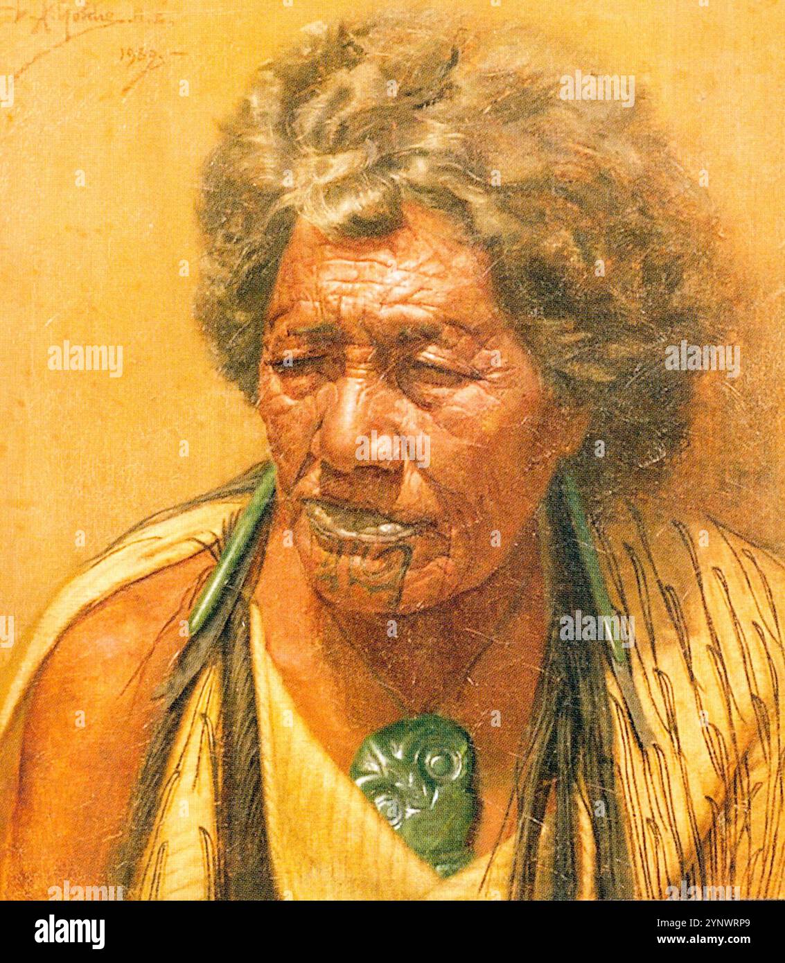 Charles Goldie - Te Arani - 1939 Stock Photo - Alamy