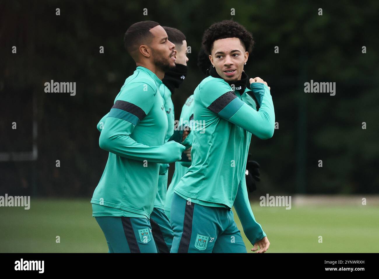 Anderlecht's Mathias Jorgenson Zanka and Anderlecht's Samuel Edozie ...