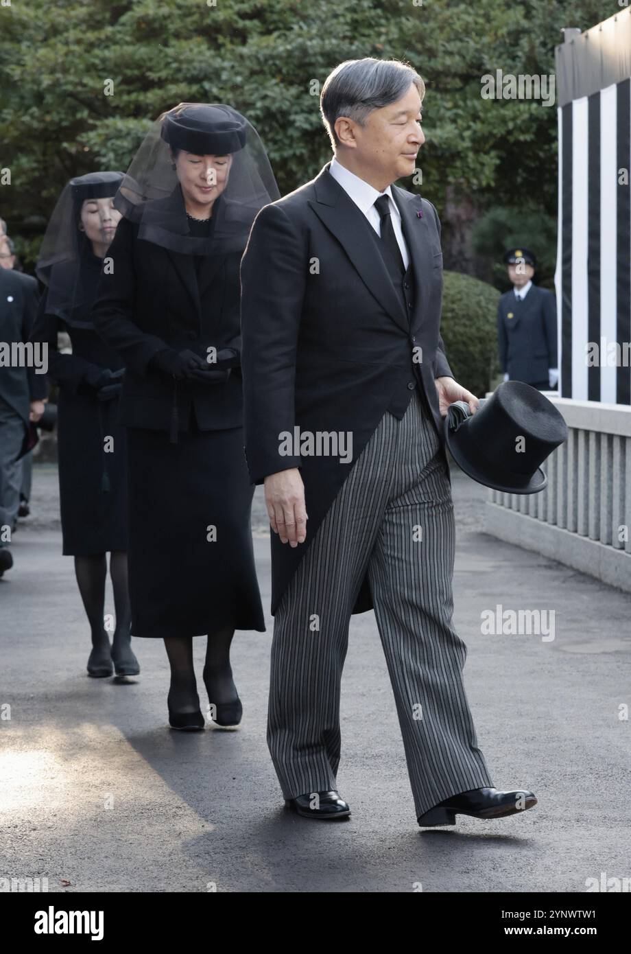 Tokyo, Nov. 27, 2024. (From R) Japan's Emperor Naruhito, Empress Masako ...
