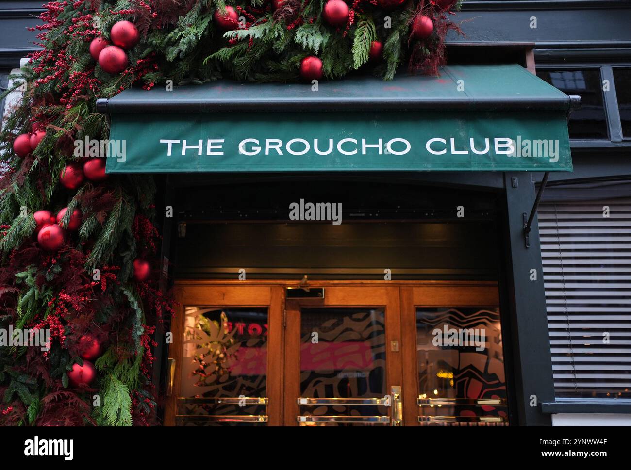 The Groucho Club in Soho, London which remains closed amid a police ...
