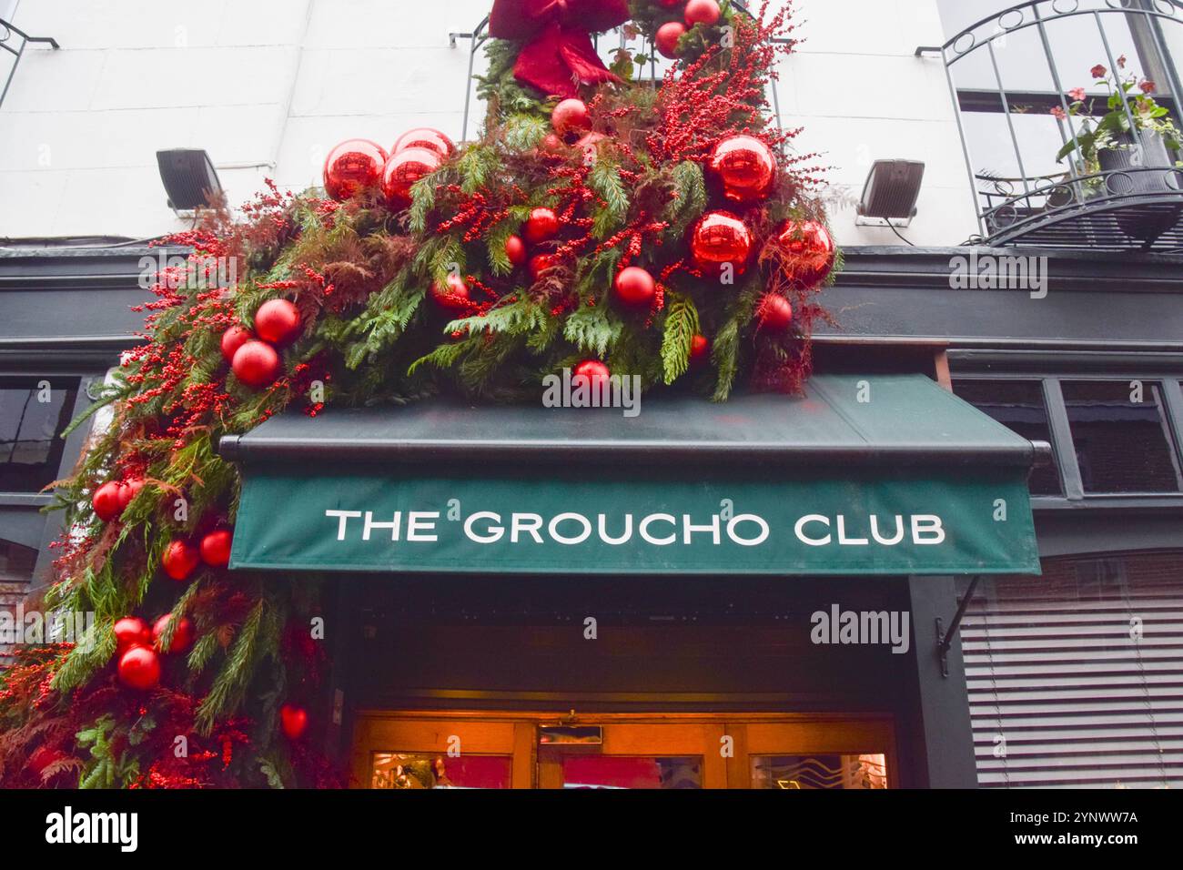 London, UK. 27th November 2024. Exterior view of Groucho Club in Dean ...