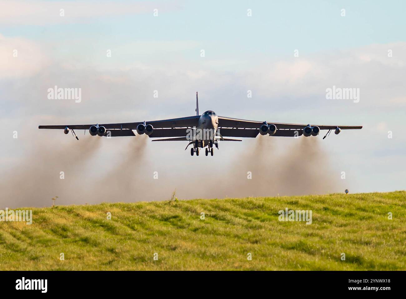 A B-52H Stratofortress assigned to the 20th Expeditionary Bomb Squadron ...