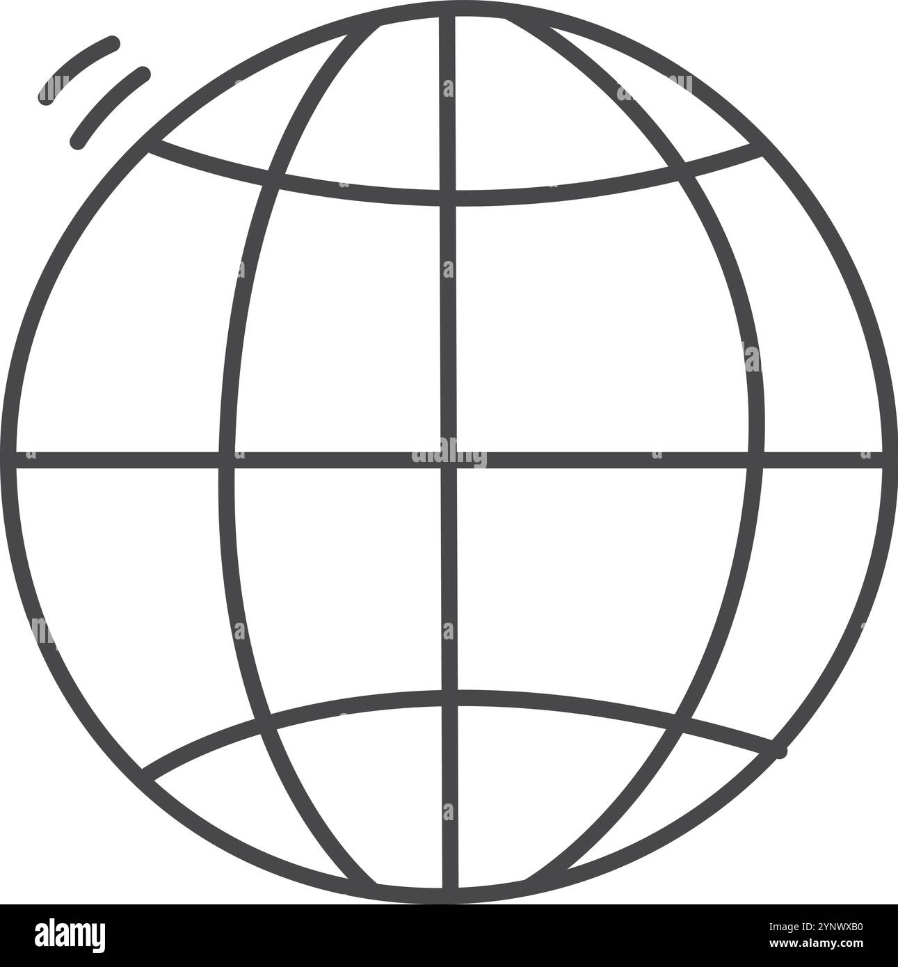 Black white drawing globe hi-res stock photography and images - Alamy