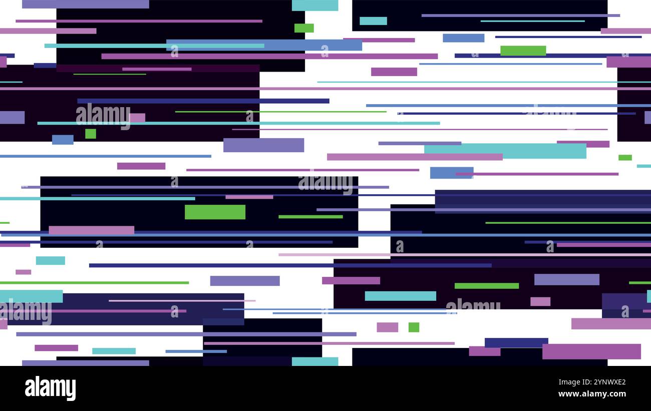 Pixelated tv screen Cut Out Stock Images & Pictures - Alamy