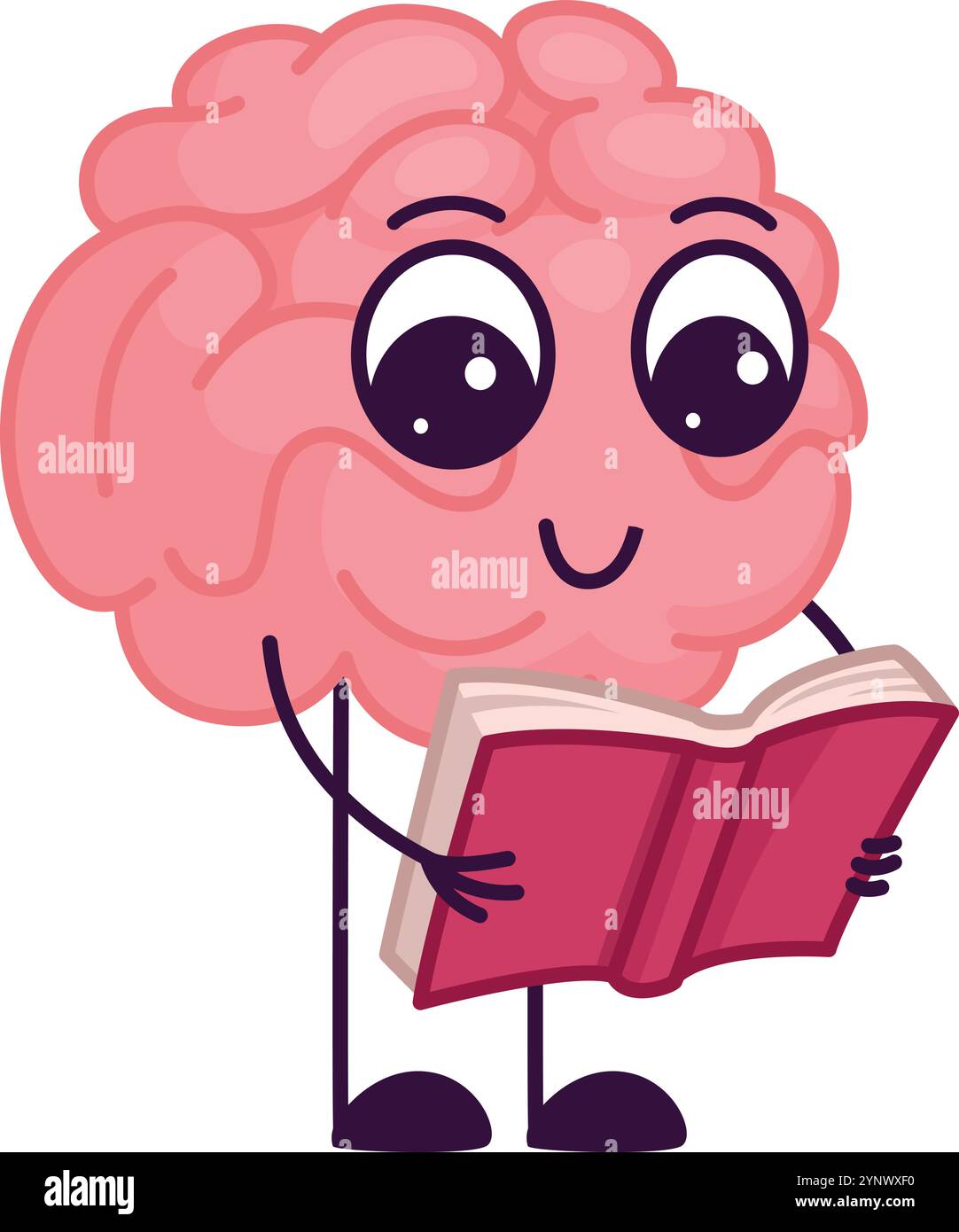 Mental health brain book Stock Vector Images - Alamy