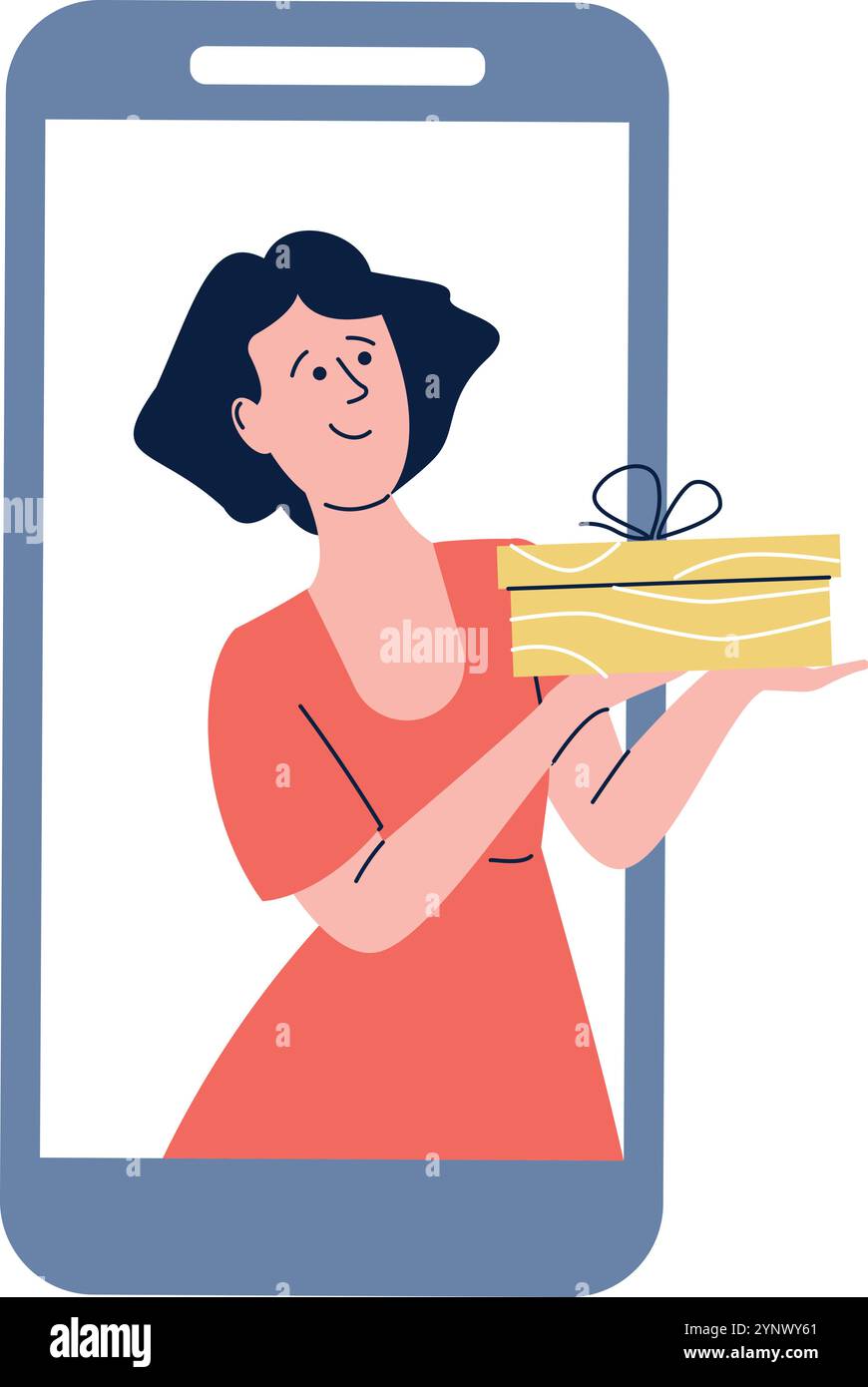 Christmas red phone box Cut Out Stock Images & Pictures - Alamy