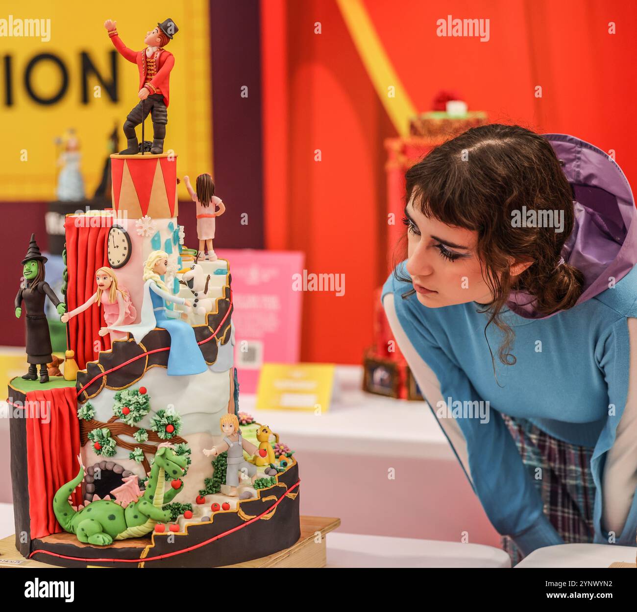 London Olympia 27 Nov 2024 This year theme for the fantasy cake ...