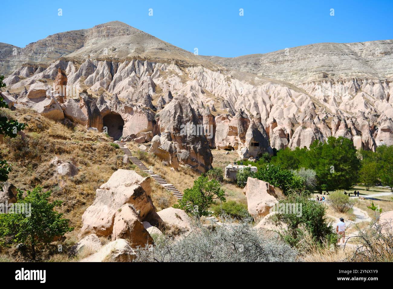 Ancient Zelve Monastery Stock Photo - Alamy