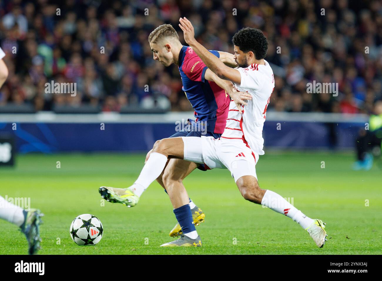 Barcelona, Spain. 26th Nov, 2024. Fermin Lopez in action during the ...