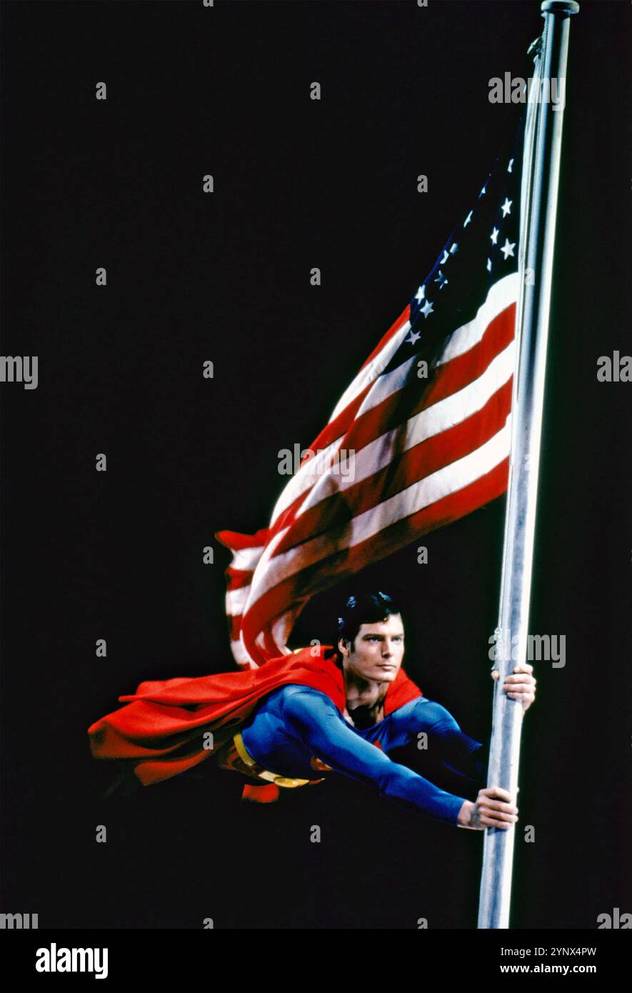 SUPERMAN II 1981 Warner Bros. film with Christopher Reeve as Clark Kent ...