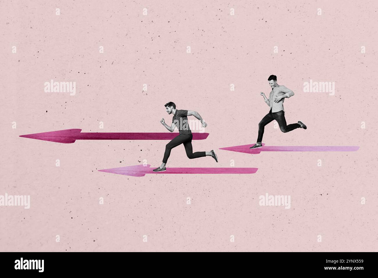 3D photo collage trend sketch template artwork of competition candidate ...