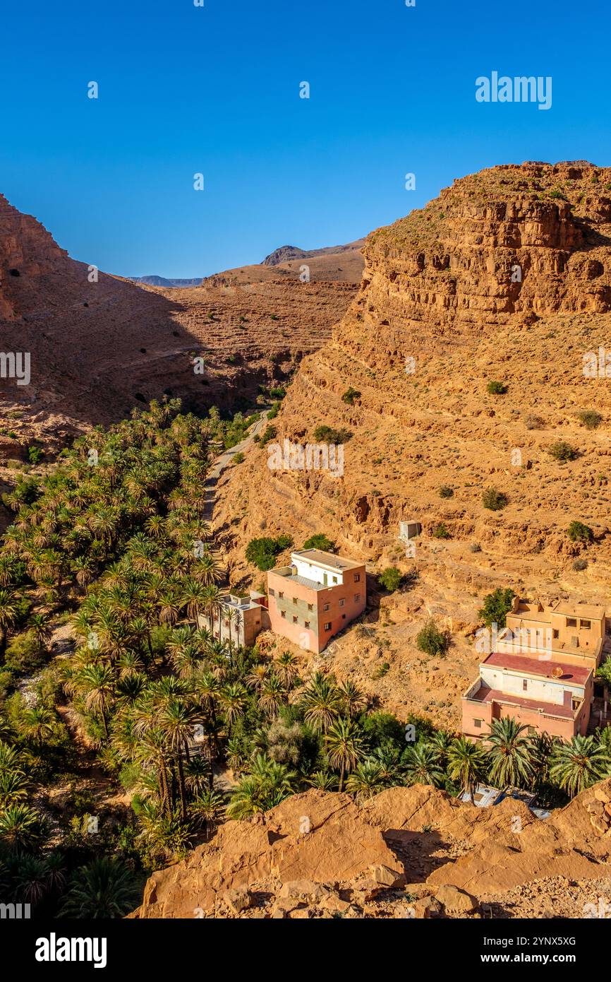 The Ait Mansour gorge near Tafraoute / Tafout in the anti atlas region of Morocco Stock Photo ...