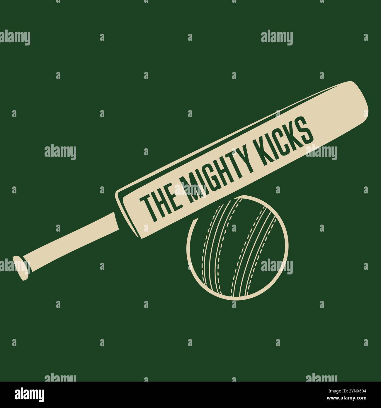 Cricket coaching logo hi-res stock photography and images - Alamy