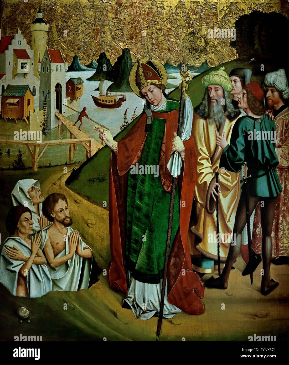 Panel from the shutter of an altarpiece hi-res stock photography and images - Alamy