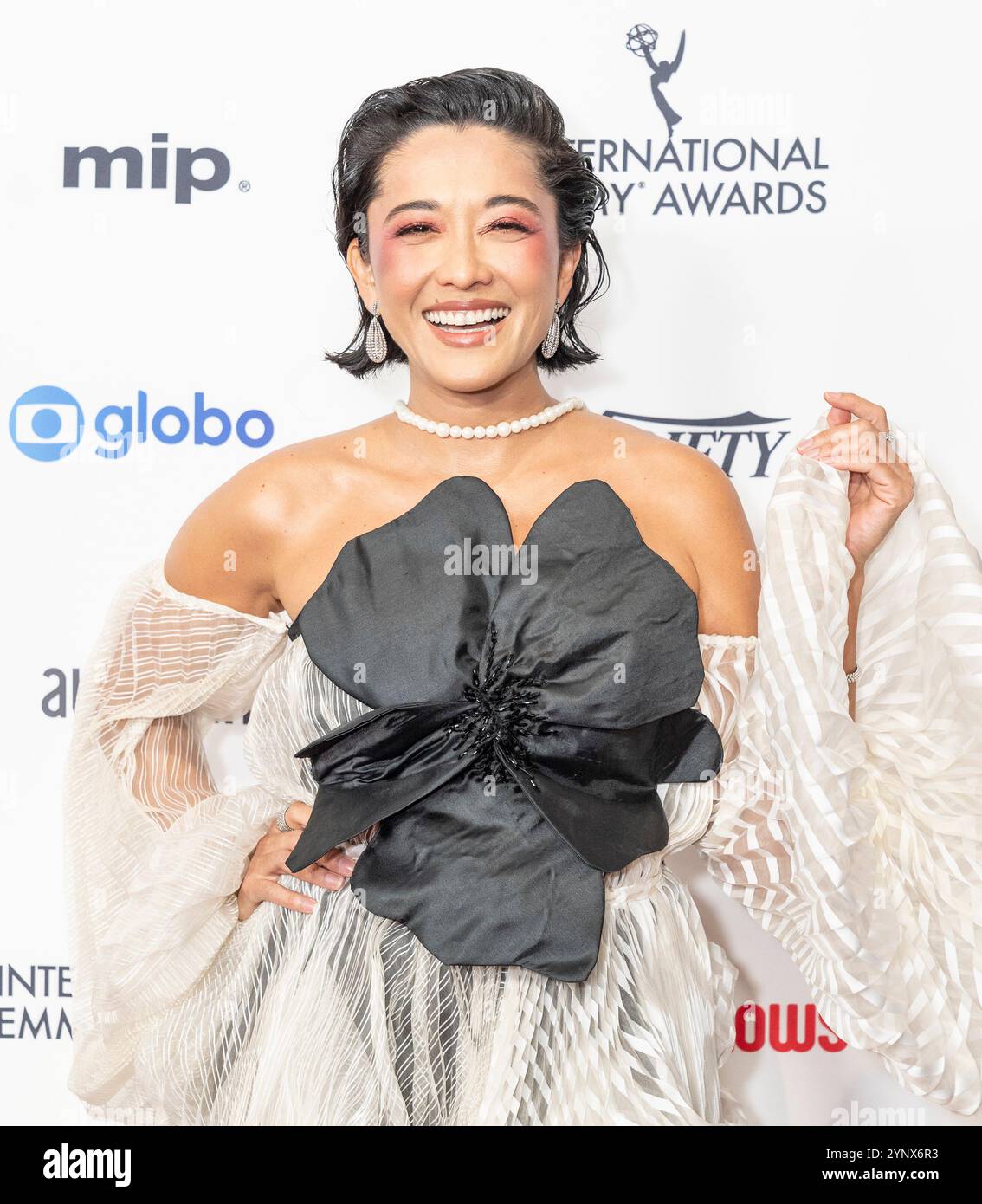 Jacqueline Sato attends International Emmy Awards at Hilton Times ...