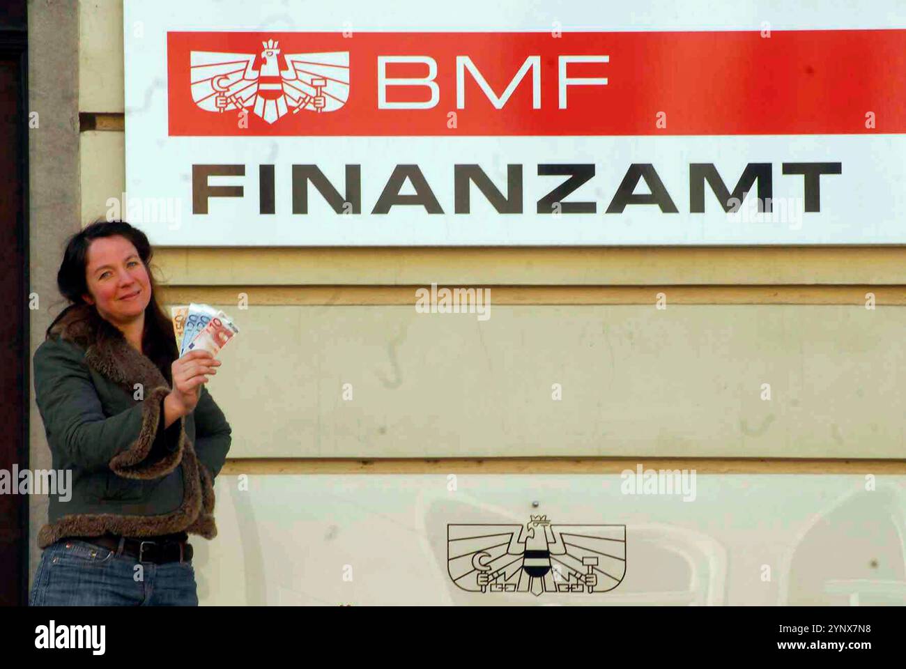 tax office sign german: Finanzamt, sign of the fiscal authorities tax ...