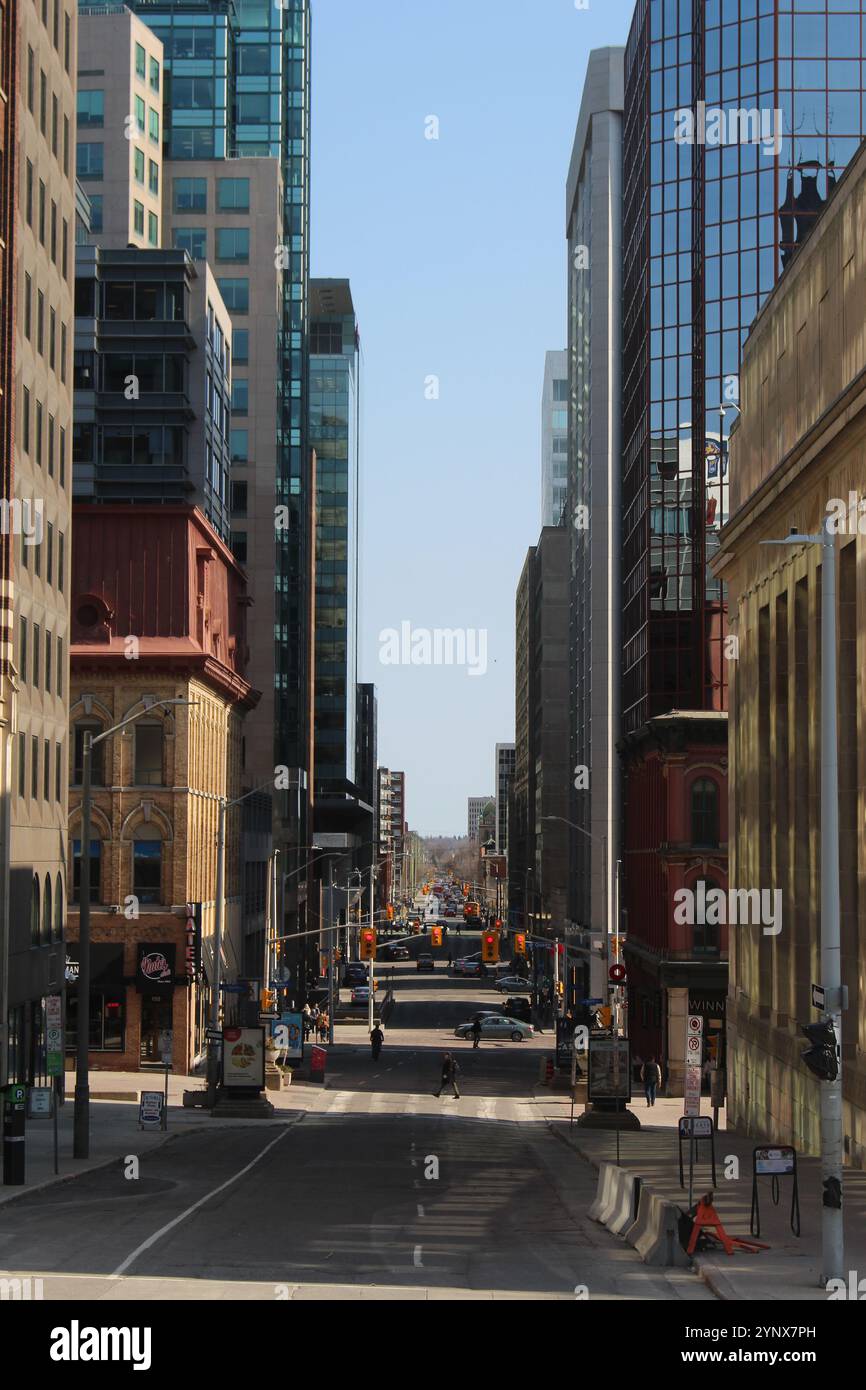 Ottawa City Street, Ontario, Canada Stock Photo - Alamy