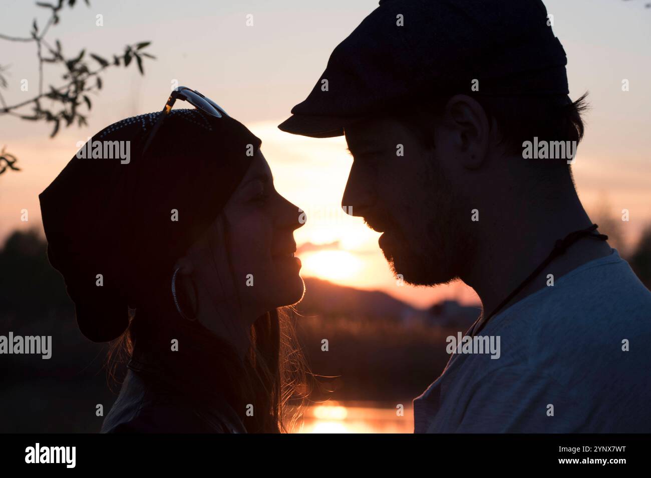 romantic behaviour and affection in a partnership romance behavior in an partnership Stock Photo ...