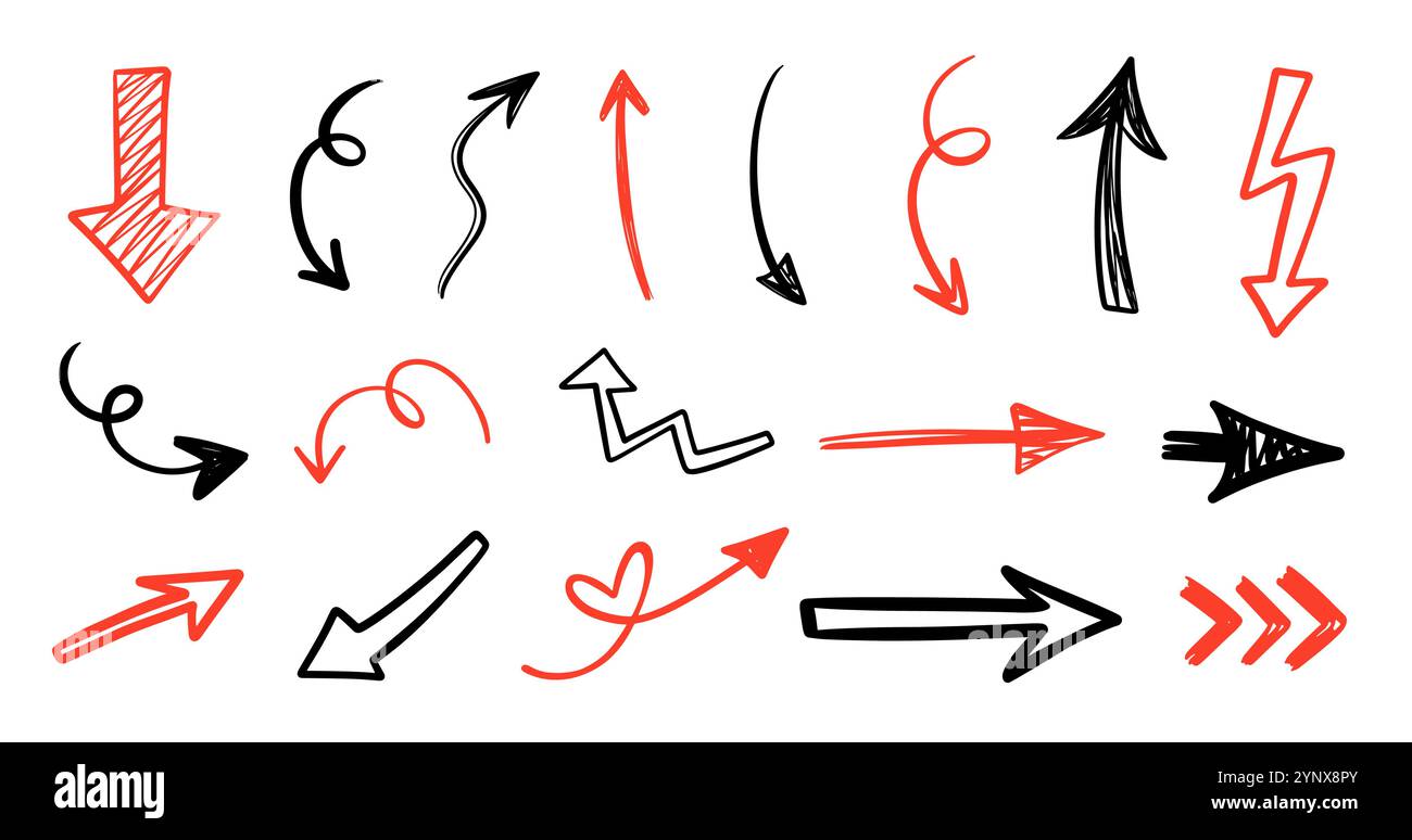 Underline up arrow Stock Vector Images - Alamy