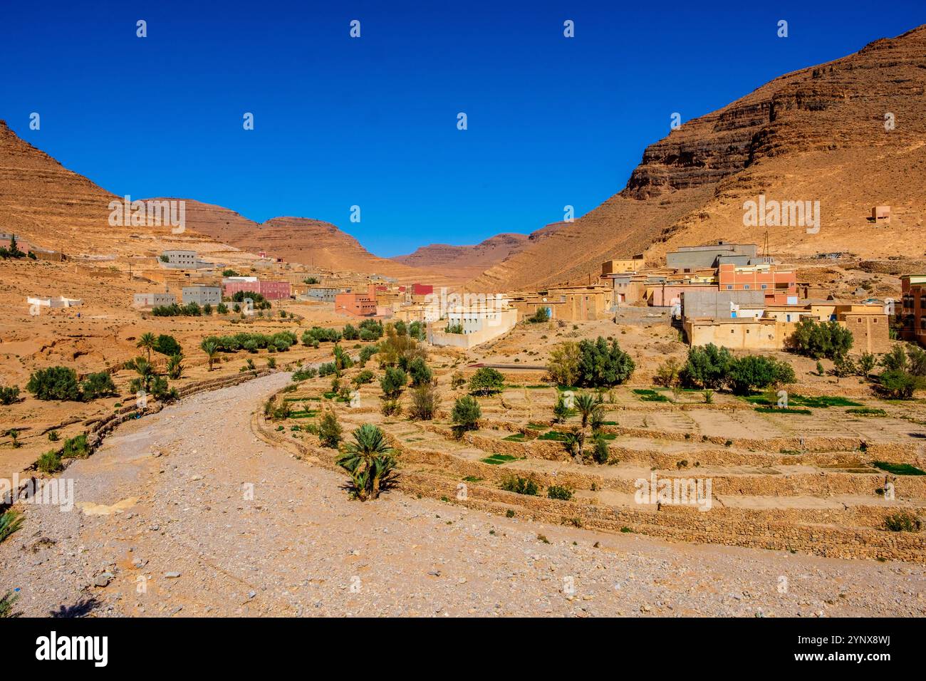 Village in the anti-atlas mountains of Morocco Stock Photo - Alamy