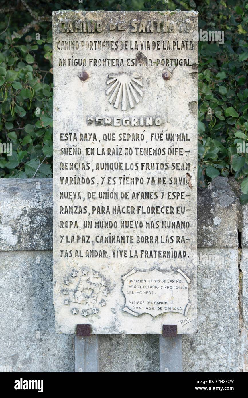 Poster Camino de Santiago - Via de la Plata, San Martin del Pedroso ...