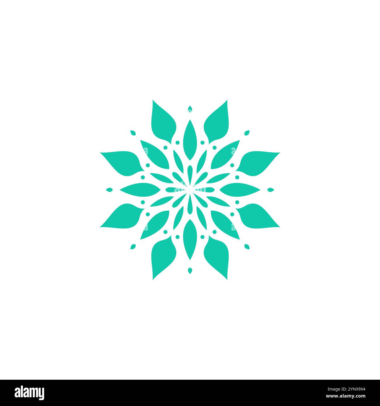 Tropical circular frame green Stock Vector Images - Alamy