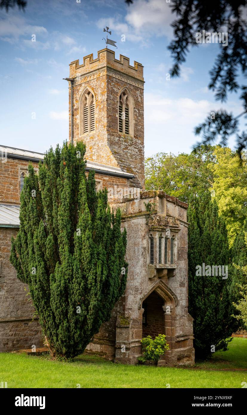 UK, England, Rutland, Stoke Dry, St Andrew’s Church, gunpowder plotter ...