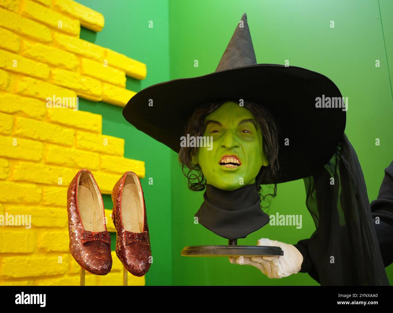 The original ruby slippers worn by the Hollywood actress and singer ...