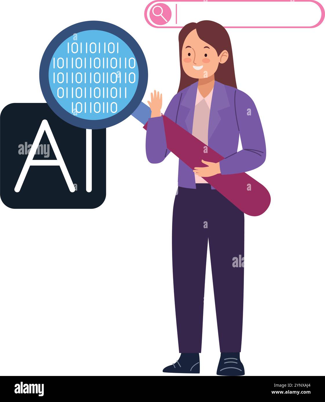 Ai researcher Stock Vector Images - Alamy