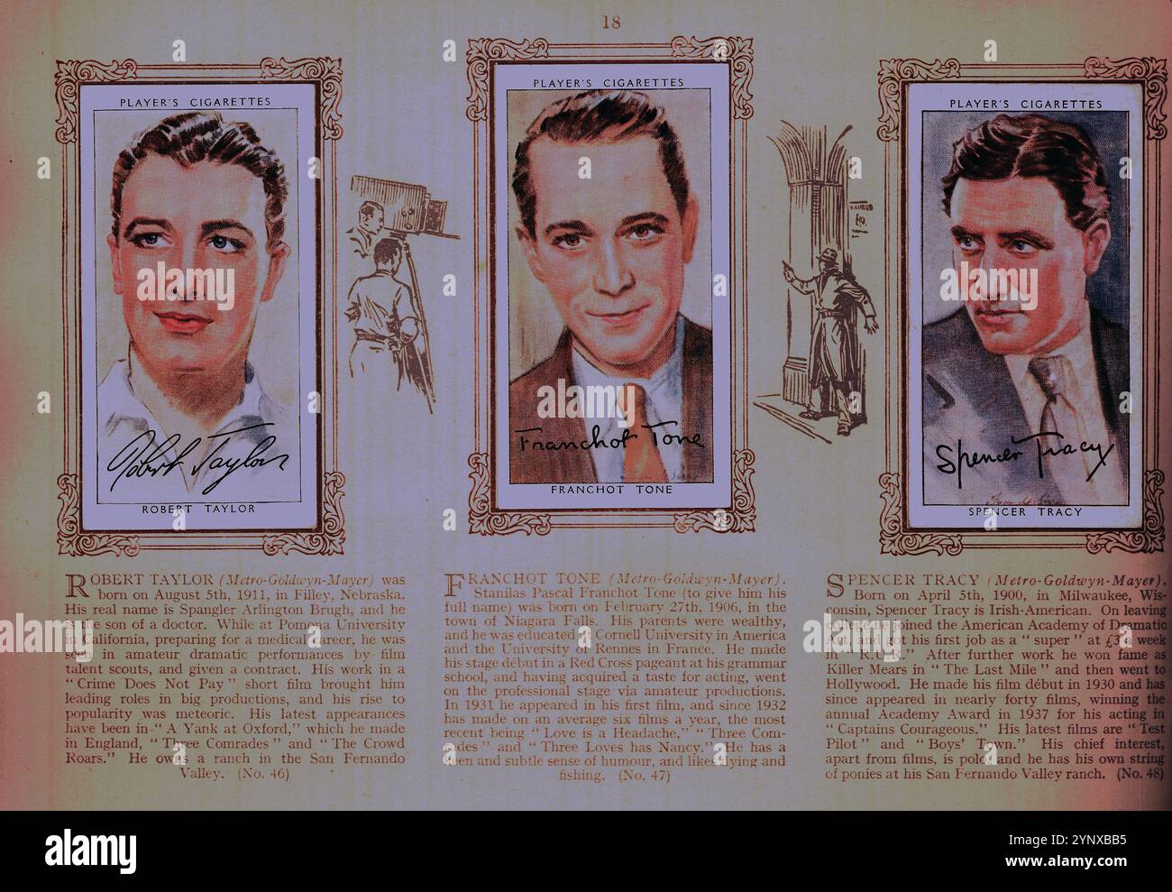 Film stars drawn portraits hi-res stock photography and images - Alamy