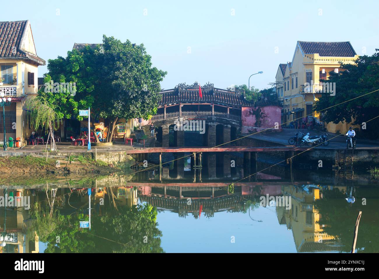 HOI AN, VIETNAM - JANUARY 04, 2016: Ancient Japanese bridge over the ...