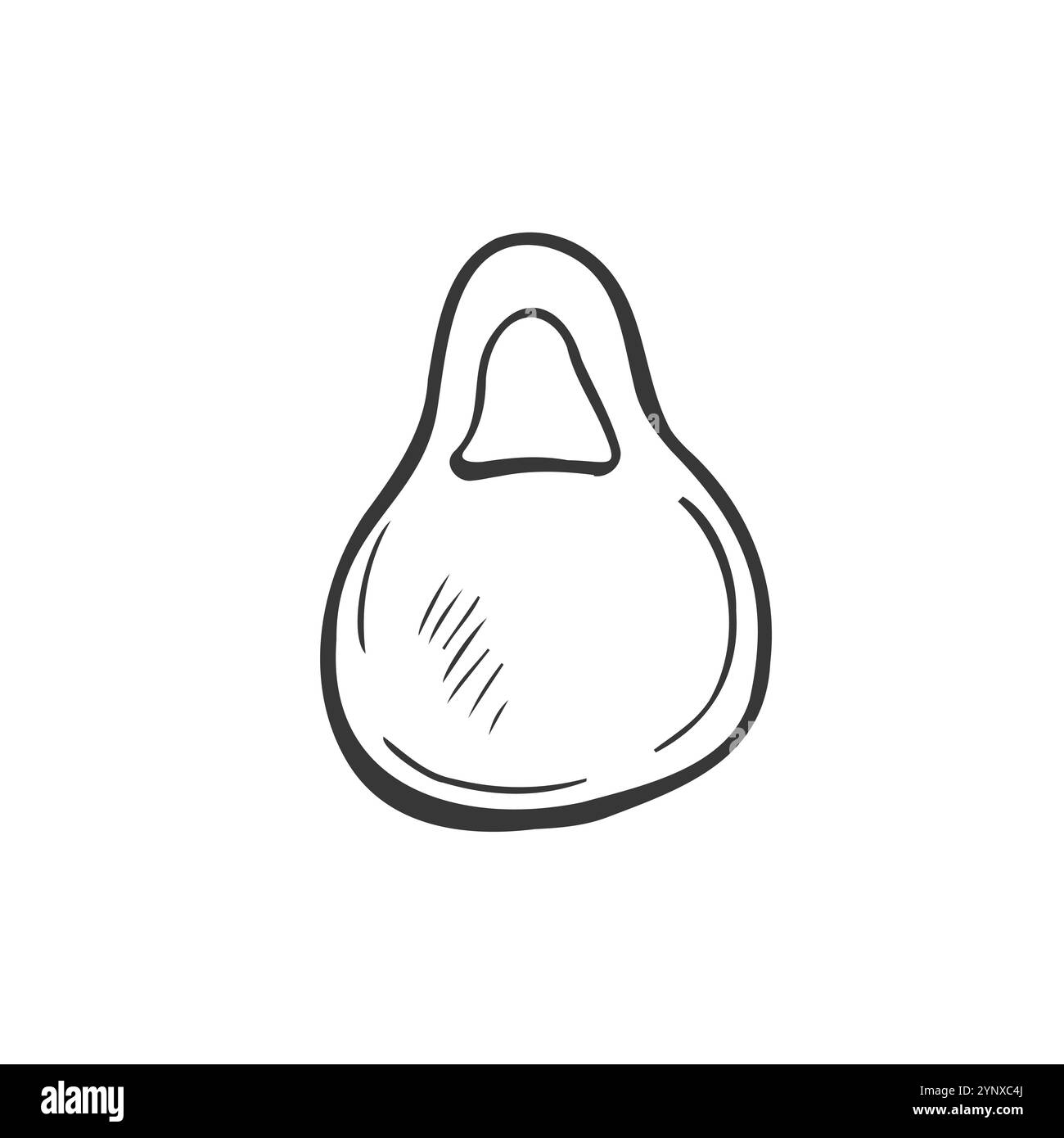 cartoon weight for lifting. doodle style. isolated on white Stock ...