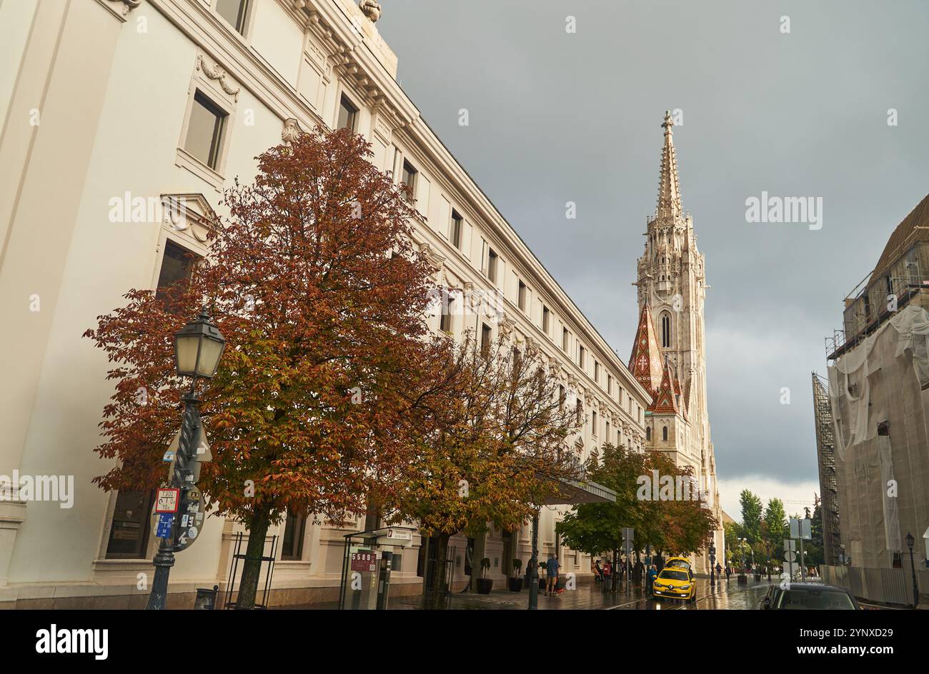 Budapest, Hungary - 17.10.2022: The beautiful Gothic Matthias Church ...