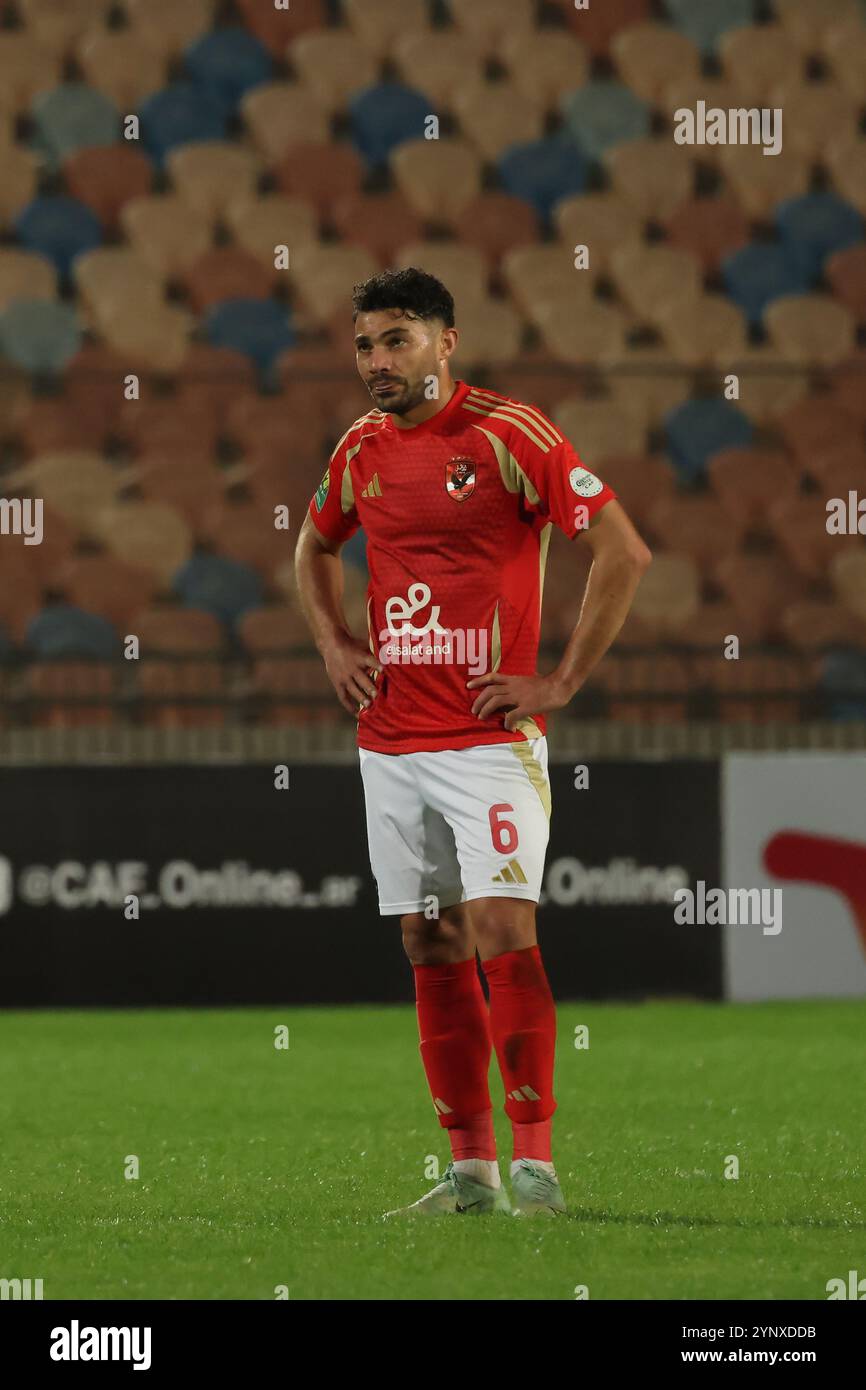EGYPT, CAIRO, 26 NOVEMBER 2024 : Yasser Ibrahim of Al Ahly SC during the CAF Champions League ...
