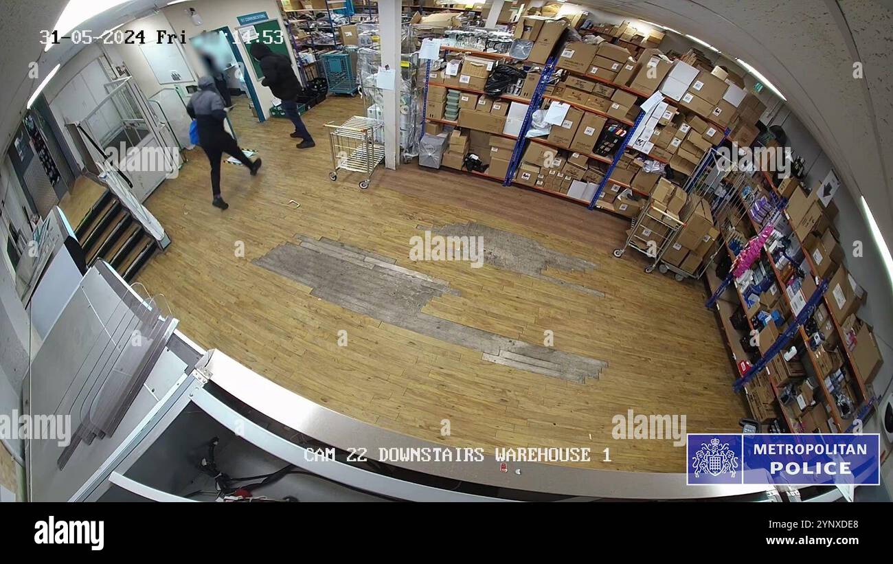 EDITORS NOTE FOOTAGE BLURRED AT SOURCE Screen grab taken from handout ...