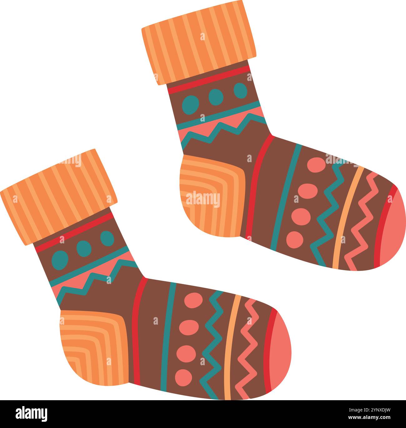 Child socks on Stock Vector Images - Alamy