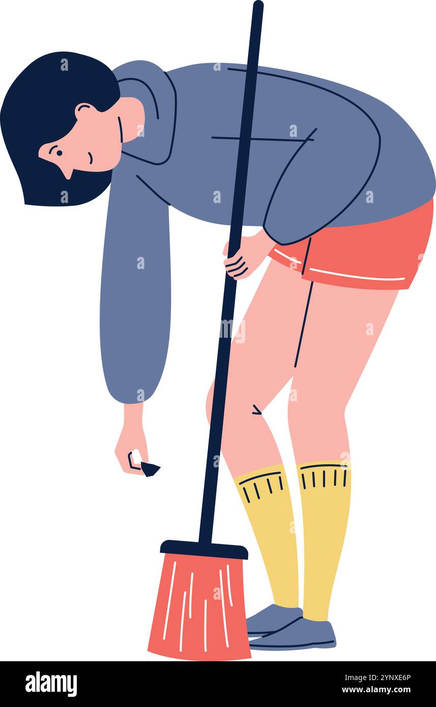 Spring cleaning equipment on Stock Vector Images - Alamy