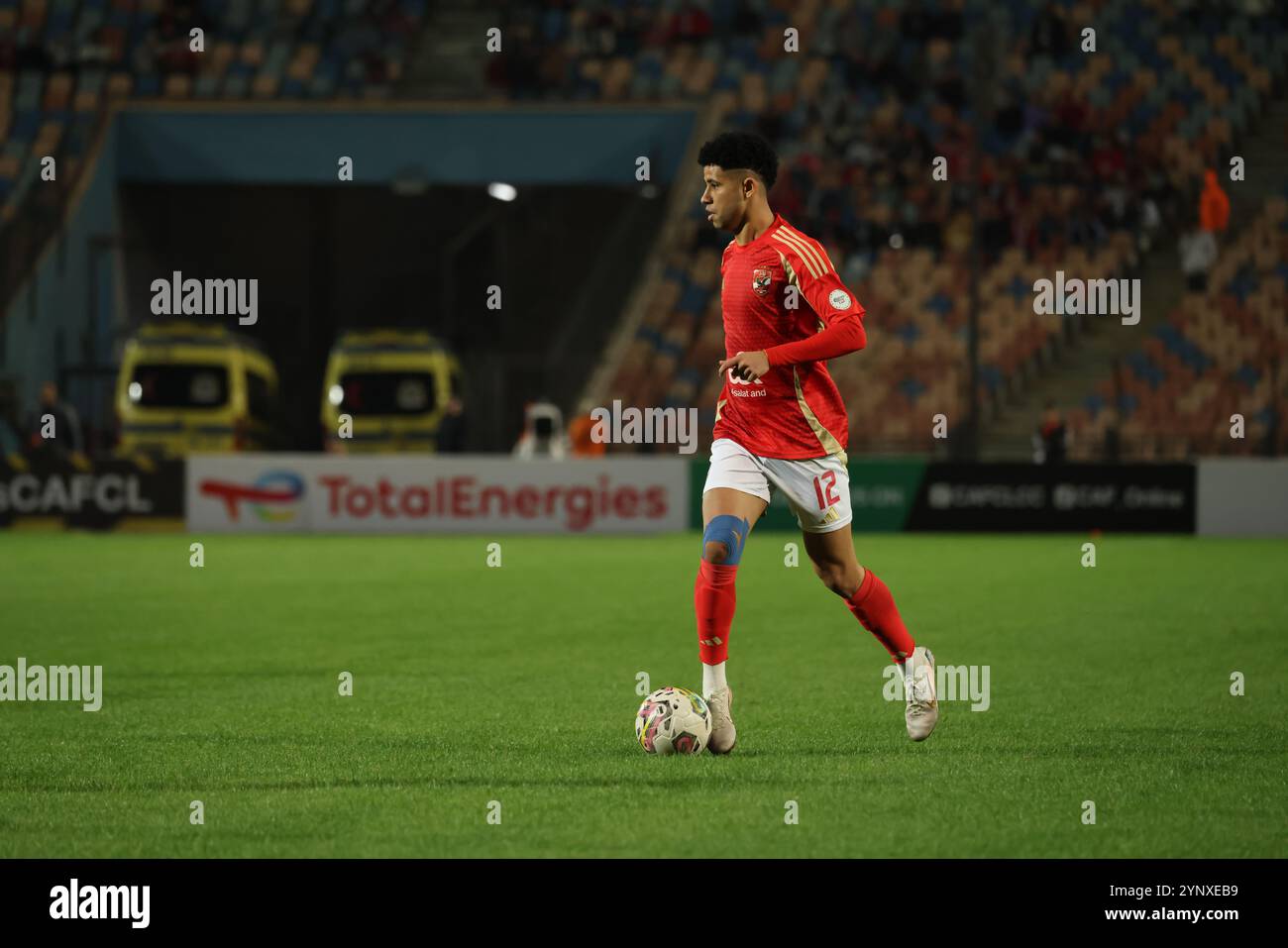 EGYPT, CAIRO, 26 NOVEMBER 2024 : Reda Slim of Al Ahly SC during the CAF ...