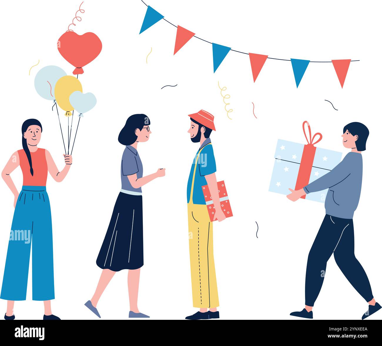 Diverse group of characters hi-res stock photography and images - Alamy